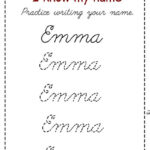 tracing font name - Nametracing Worksheets